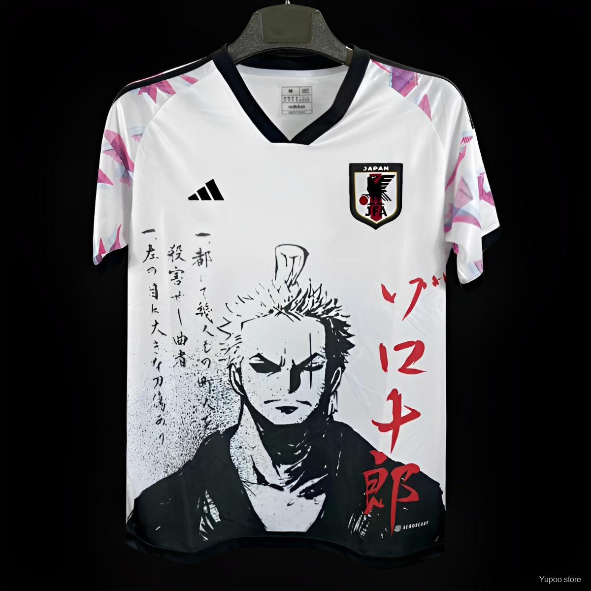2022 Japan Away White Otaku Zoro Roronoa Jersey | Yupoo Store